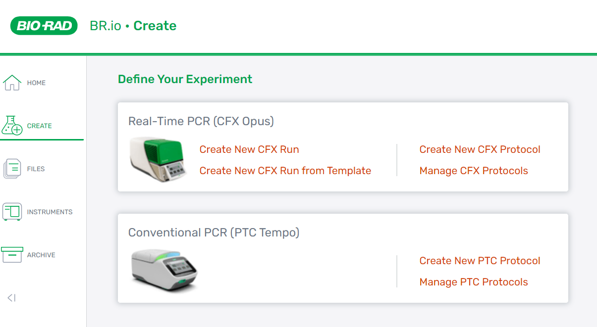 Creating Experiments